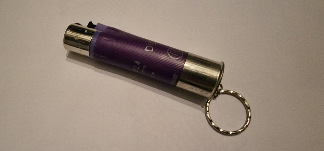 Shotgun Shell Clipper Lighter Keyring - Etsy