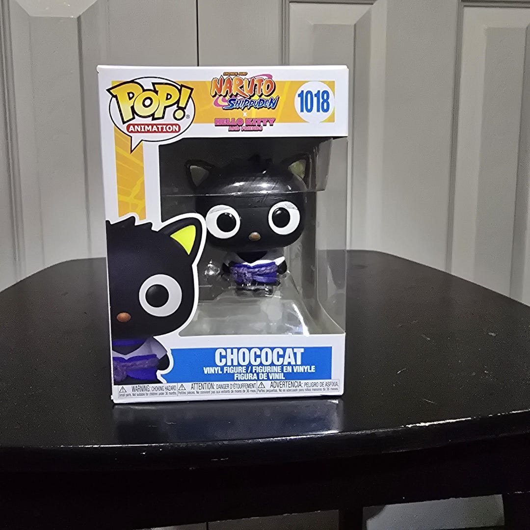 Naruto Shippuden X Hello Kitty and Friends Funko Pop-chococat as Saske ...