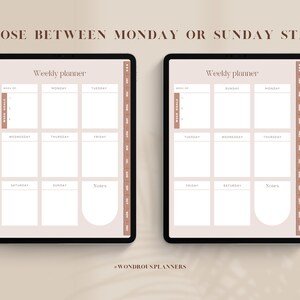 Terracotta Digital Planner, Undated, Goodnotes Planner, Notability ...