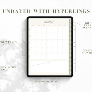 Olive Green Digital Planner, Undated, Goodnotes Planner, Notability ...