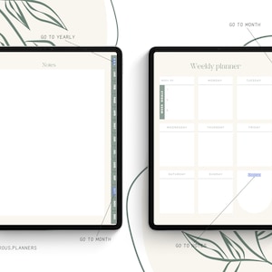Sage Green Digital Planner, Undated, Goodnotes Planner, Notability ...