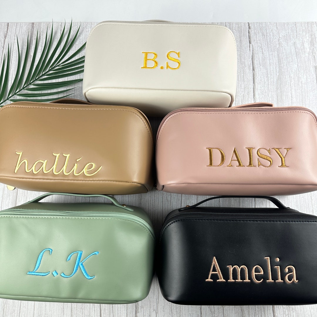 Custom Makeup Bag custom Name Makeup Bag Personalized Cosmetic Bag for ...