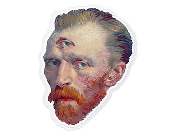 Salvador Dali Sticker Art History Handmade - Etsy