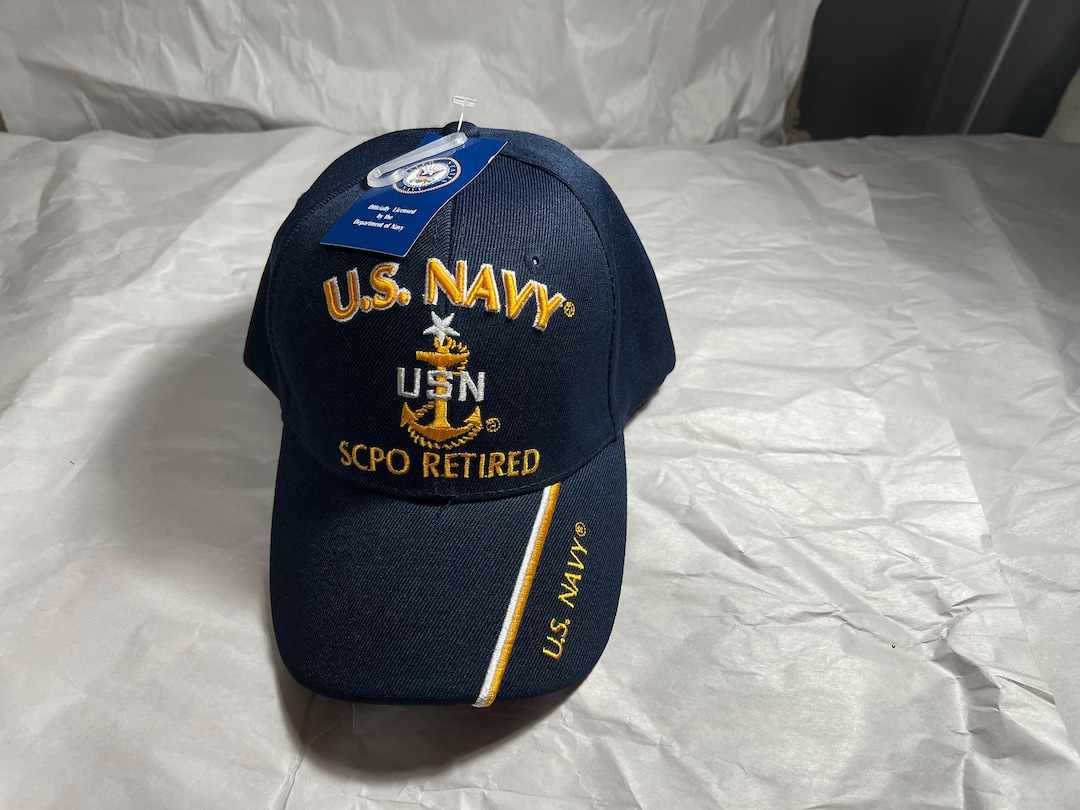 Blue U.S. Navy Senior Chief Petty Officer Retired Ball Cap - Etsy