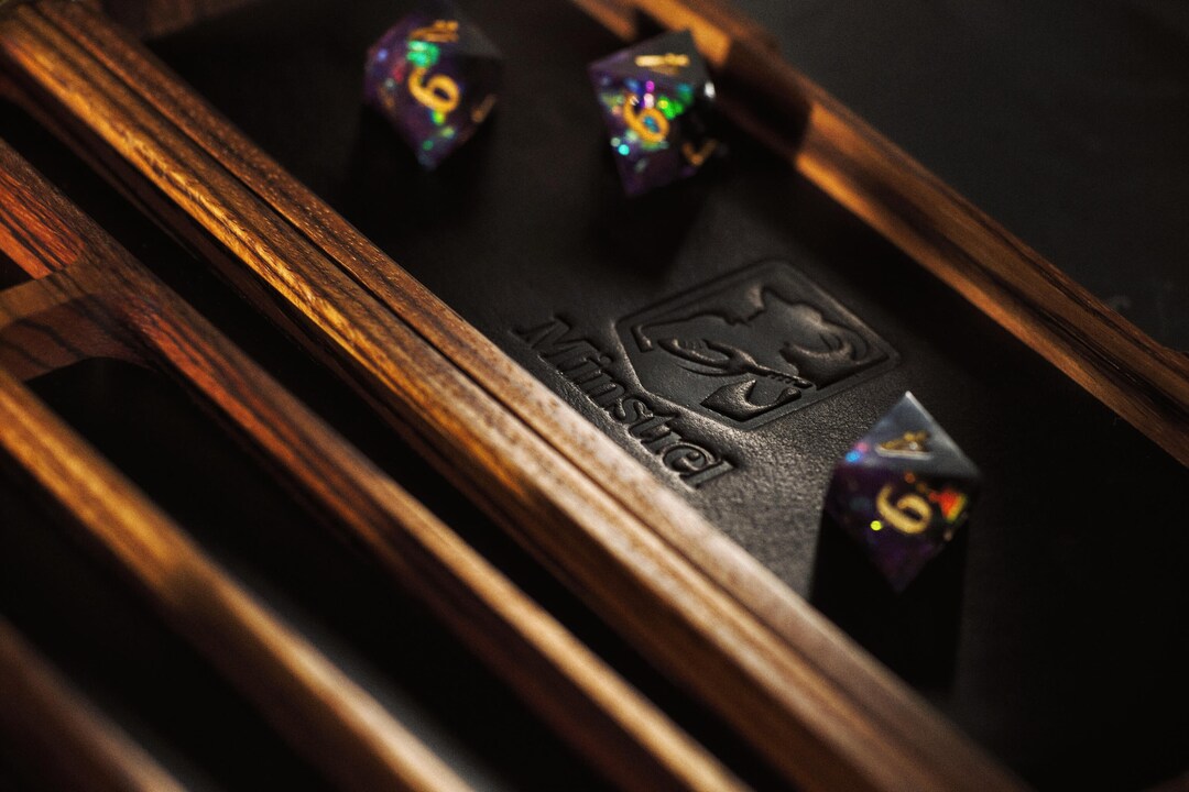 Virtuoso Dice Box, Handmade Dice Box and Tray in One, Perfect for RPG ...