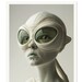 Wall Art Poster Ethereal Visitor Inspired by Star Wars Science Fiction ...