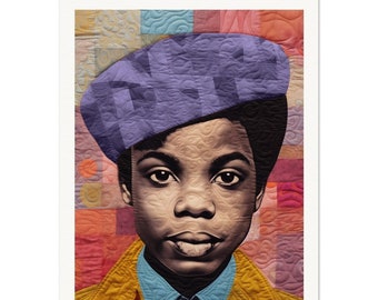 Wall Art Poster Reaching for Dreams Inspired by Bisa Butler - Etsy