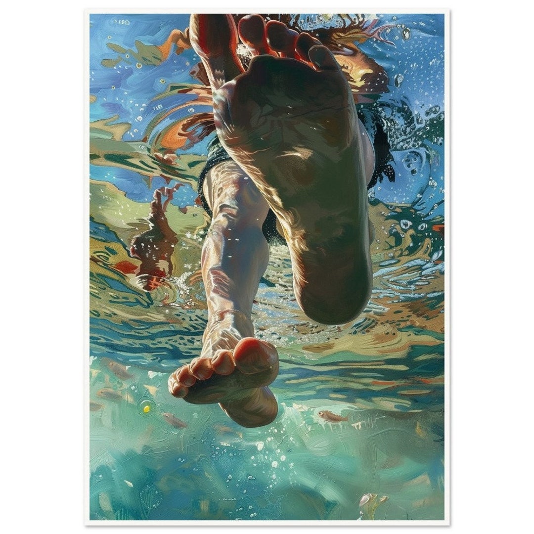 Wall Art • Poster • Beneath the Surface Inspired by Michele Poirier ...