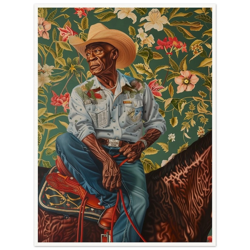Wall Art • Poster • Legacy of the Lone Star Inspired by Kehinde Wiley ...
