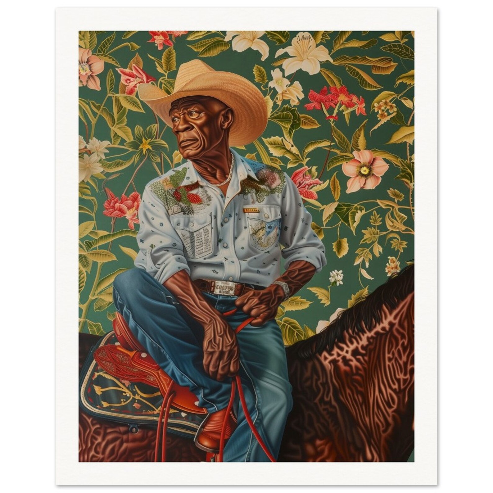 Wall Art • Poster • Legacy of the Lone Star Inspired by Kehinde Wiley ...