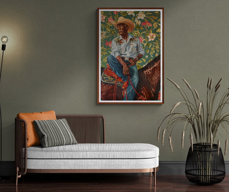 Wall Art • Poster • Legacy of the Lone Star Inspired by Kehinde Wiley ...