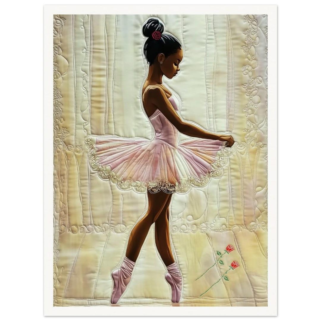 Wall Art • Poster • Black Quilt Art • Ballet Dreams Inspired by ...