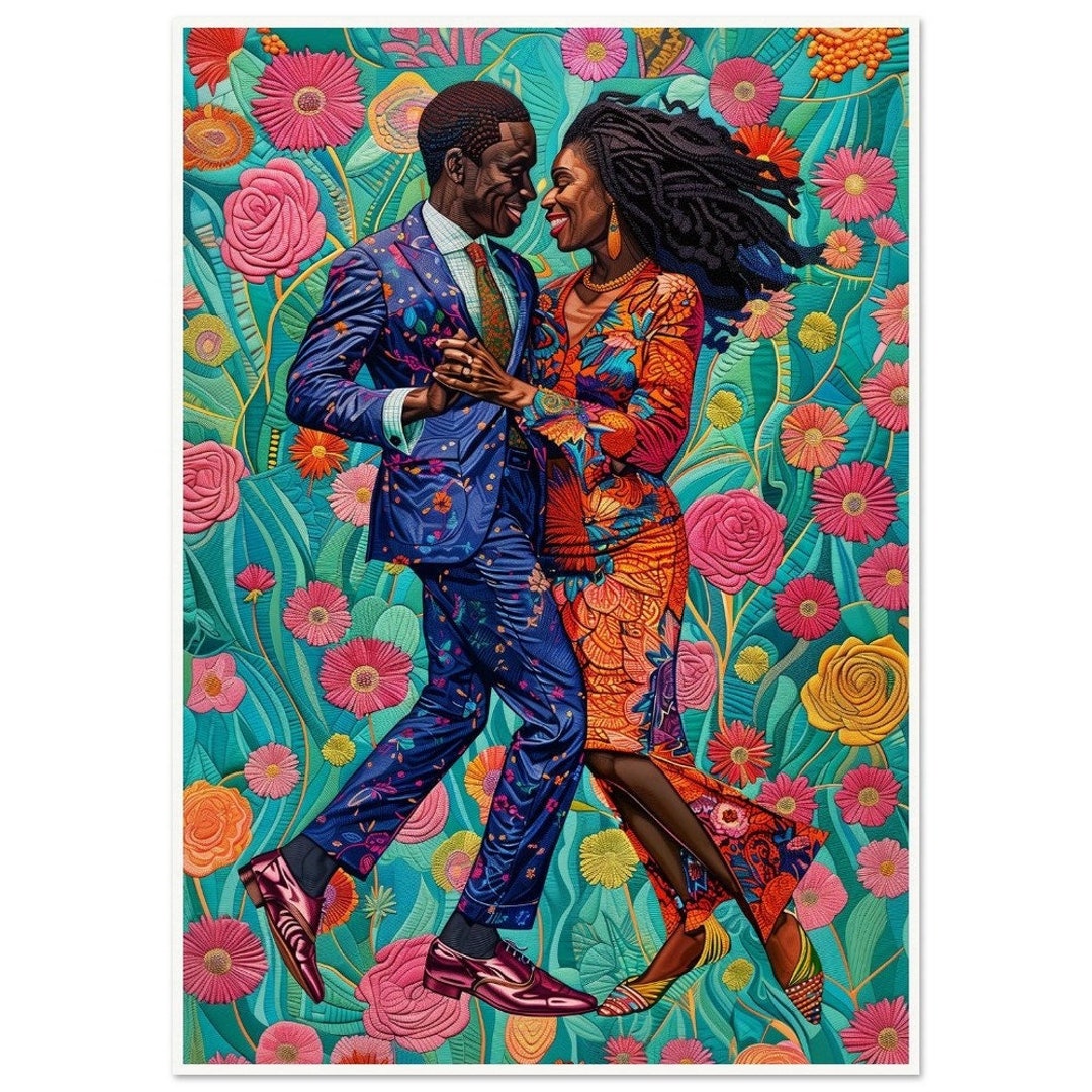 Wall Art • Poster • A Lifetime of Dance Inspired by Bisa Butler and ...