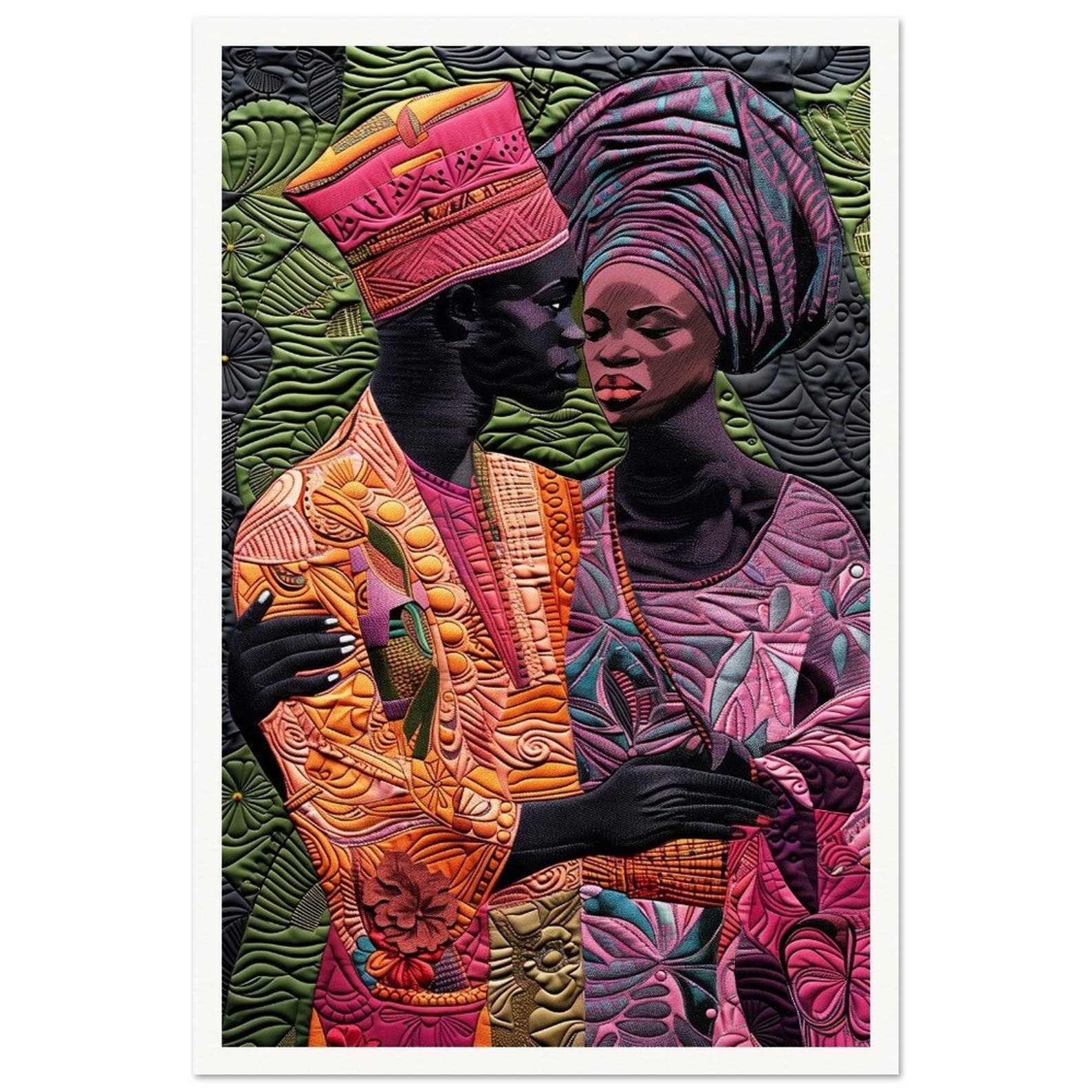 Wall Art • Poster • Intertwined Souls: A Traditional Love Story ...