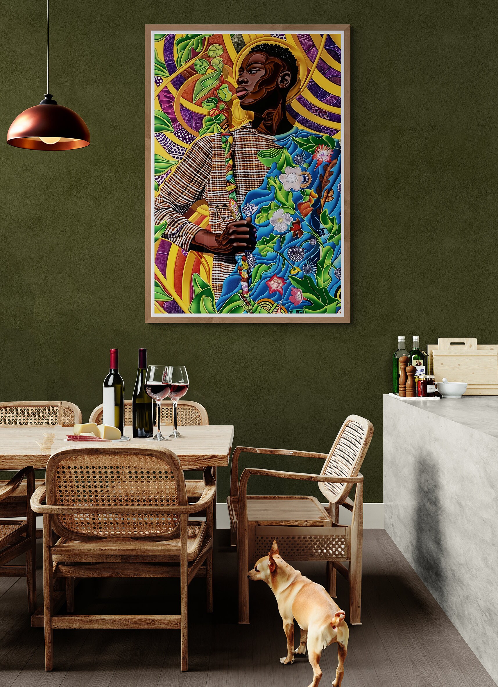 Wall Art • Poster • Strength in Nature Inspired by Bisa Butler and ...