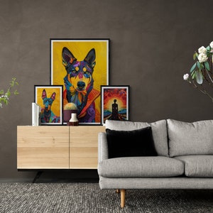 Wall Art Museum-quality Matte Paper Poster Ai Generated Portrait Mystic ...