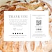 Sourdough Bakery Thank You Card, Micro Bakery Business Thank You Note ...