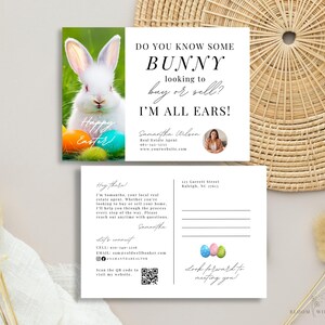 Easter Real Estate Postcards, Easter Realtor Farming Canva Template ...