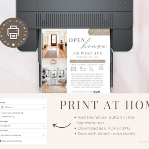 Brokers Open House Flyer, Open House Flyer With Qr Code, Neighborhood ...