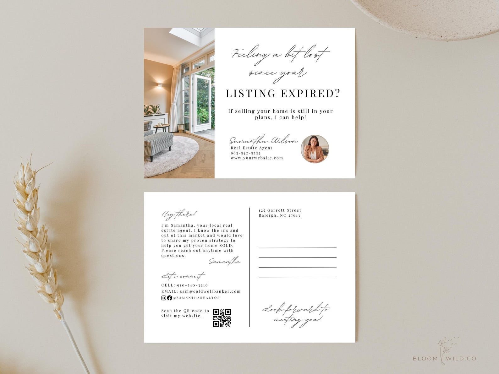 Real Estate Expired Listing Postcard, Expired Listing Postcard ...