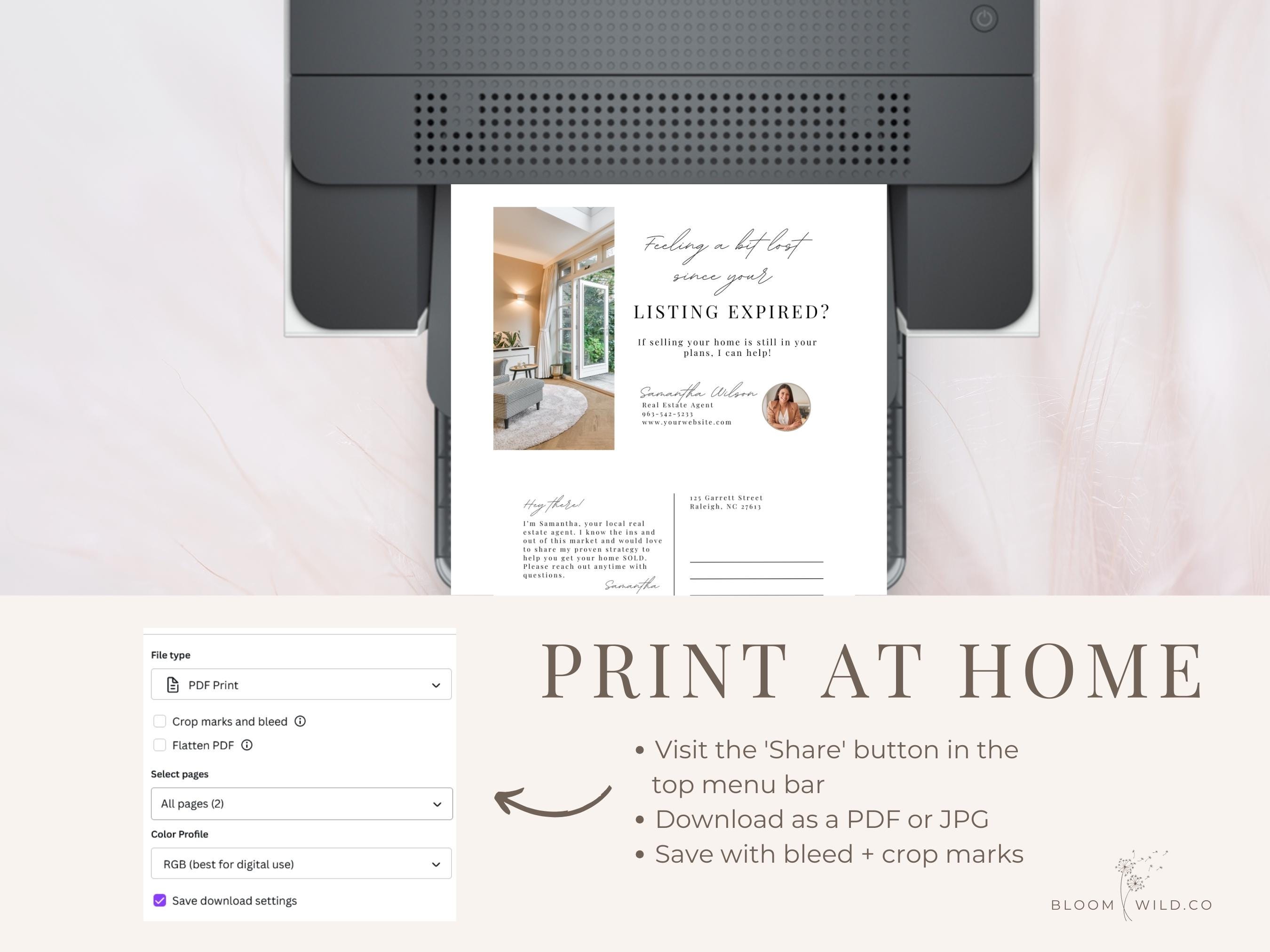 Real Estate Expired Listing Postcard, Expired Listing Postcard ...