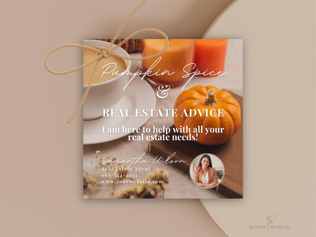 Pumpkin Spice Realtor Pop by Tag, Pumpkin Spice Real Estate Advice Tags ...