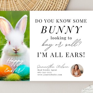 Easter Real Estate Postcards, Easter Realtor Farming Canva Template ...