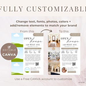 Brokers Open House Flyer, Open House Flyer With Qr Code, Neighborhood ...