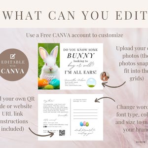 Easter Real Estate Postcards, Easter Realtor Farming Canva Template ...