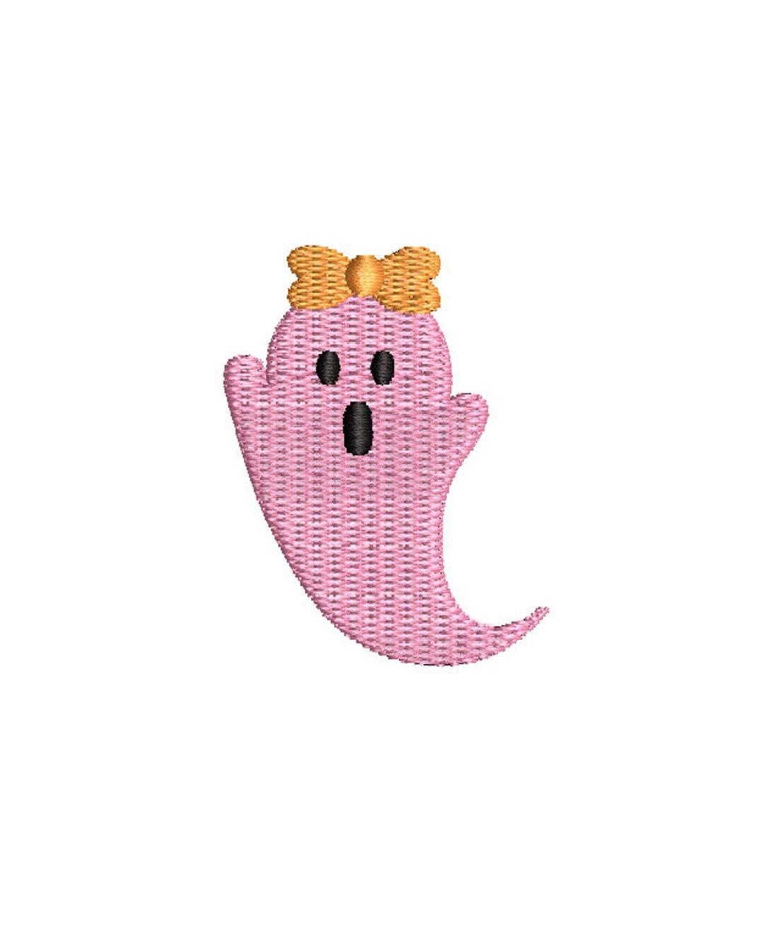 Halloween Ghost Girl 5 Sizes Machine Embroidery Design PES DST JEF ...