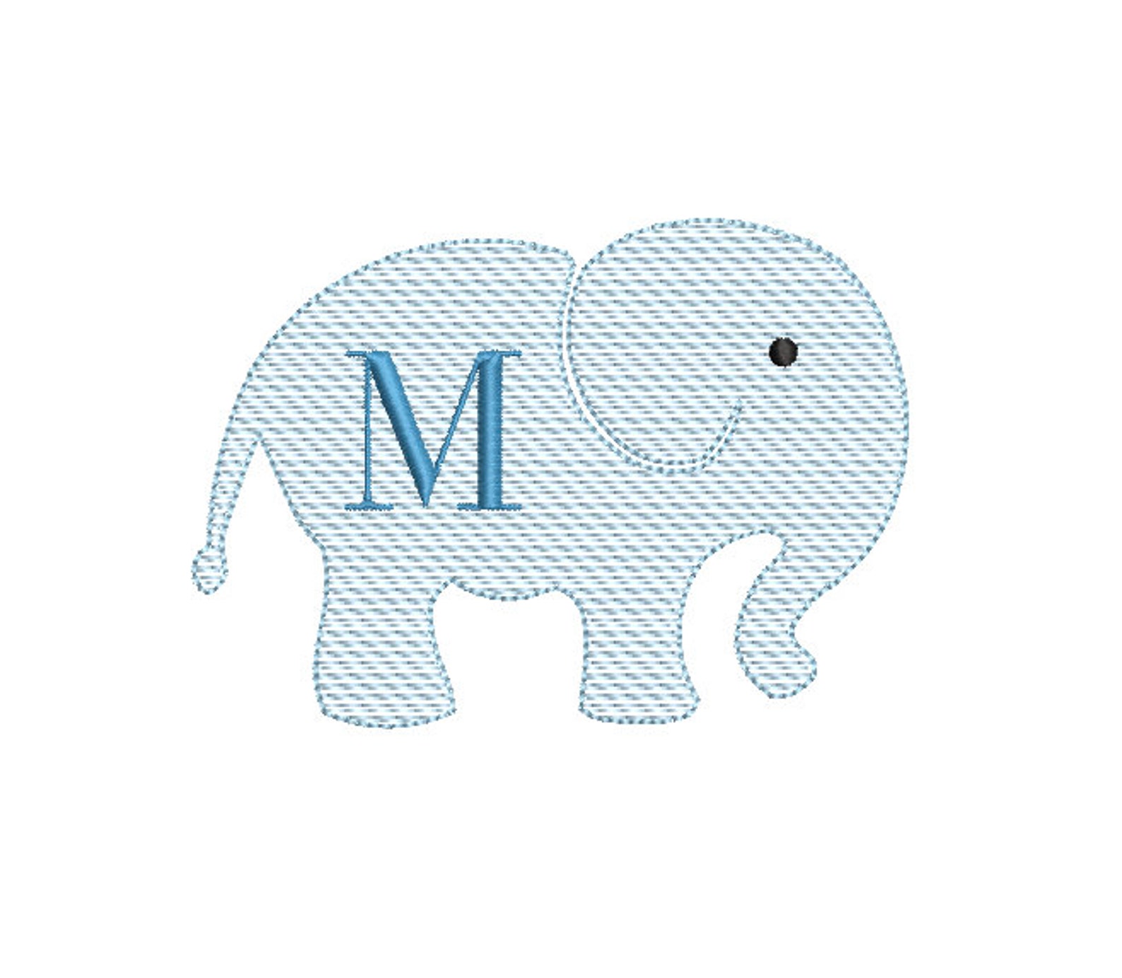 Baby Elephant Sketch Design 3 Sizes Classic Preppy Machine - Etsy