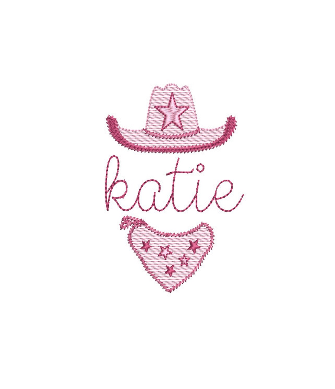 Western Monogram Frame Machine Embroidery Design, 3 Sizes, PES DST ...