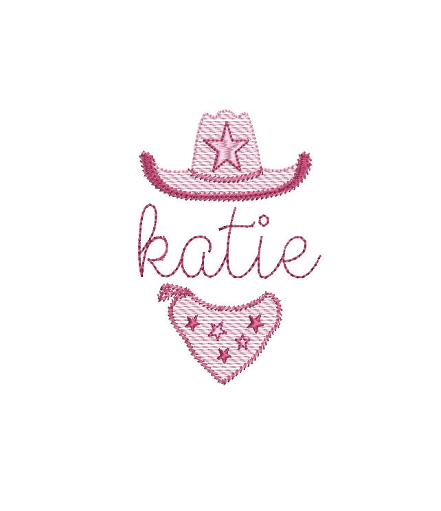 Western Monogram Frame Machine Embroidery Design, 3 Sizes, PES DST ...