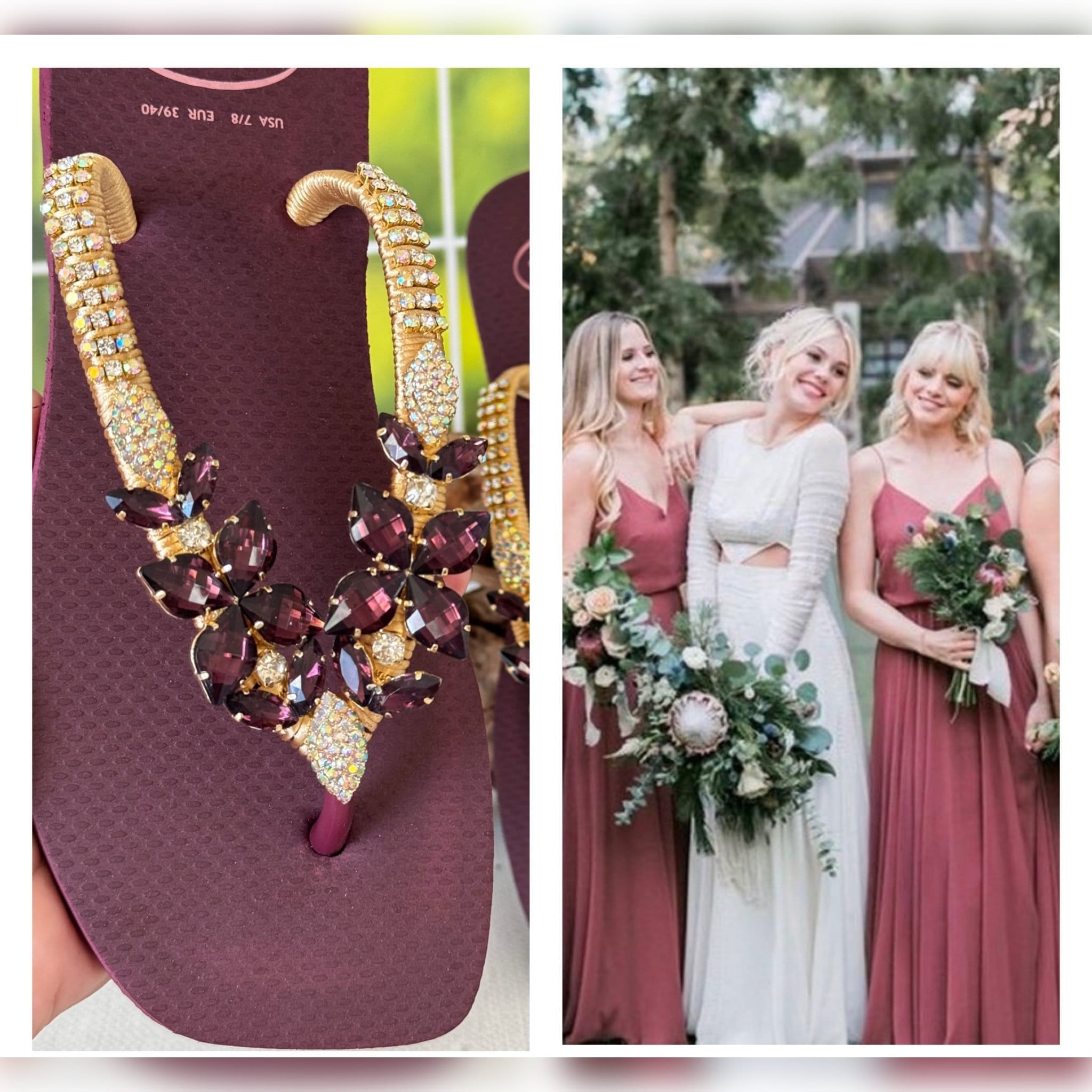 Gorgeous Woman Flip Flop Gift Unique Bridal Shower Present Beach ...