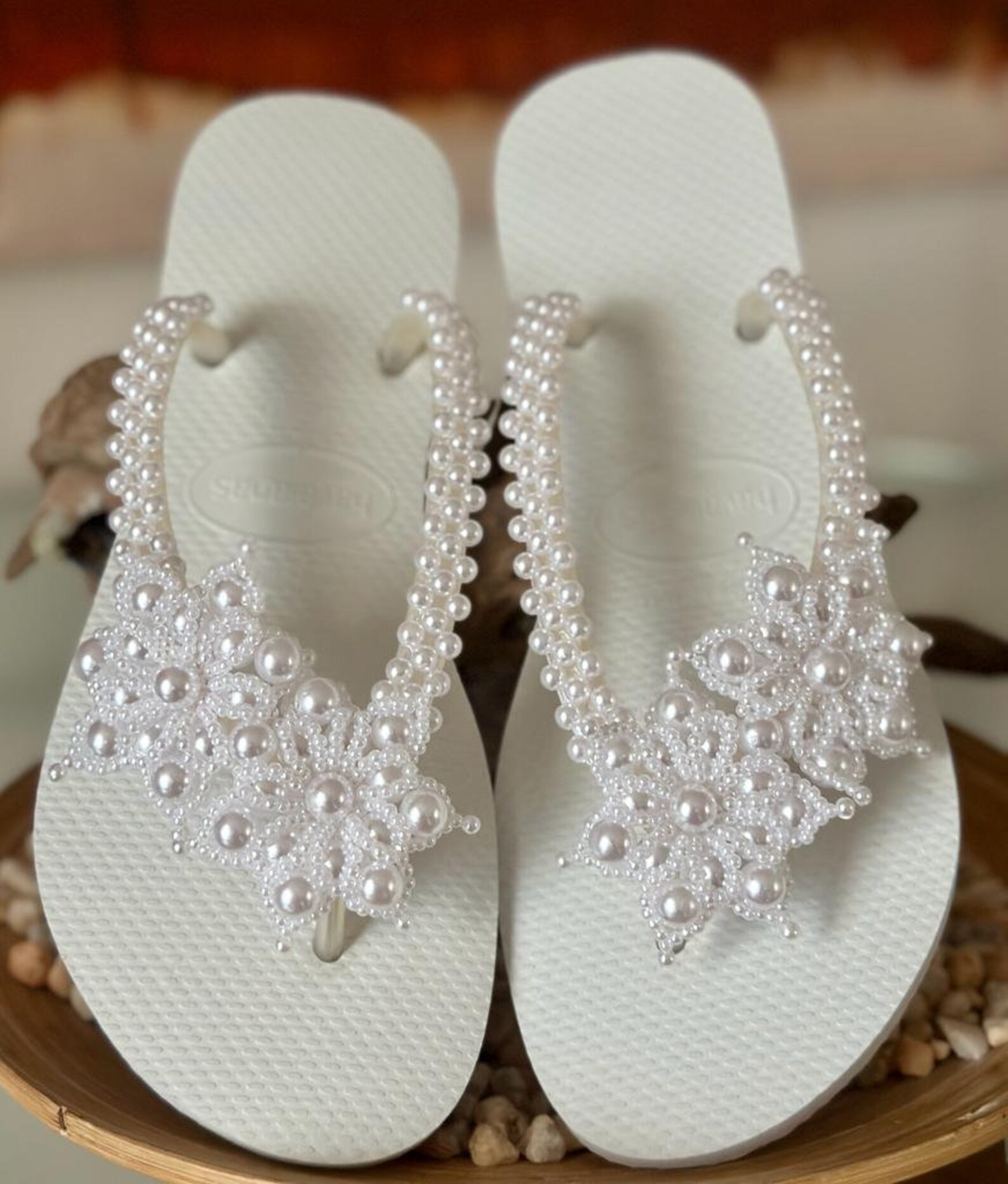 Elegant Bride Beach Wedding Sandal for Summer Ceremonies White ...