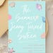 The Summer I Turned Pretty Birthday Invitation, Beach Theme Invite ...