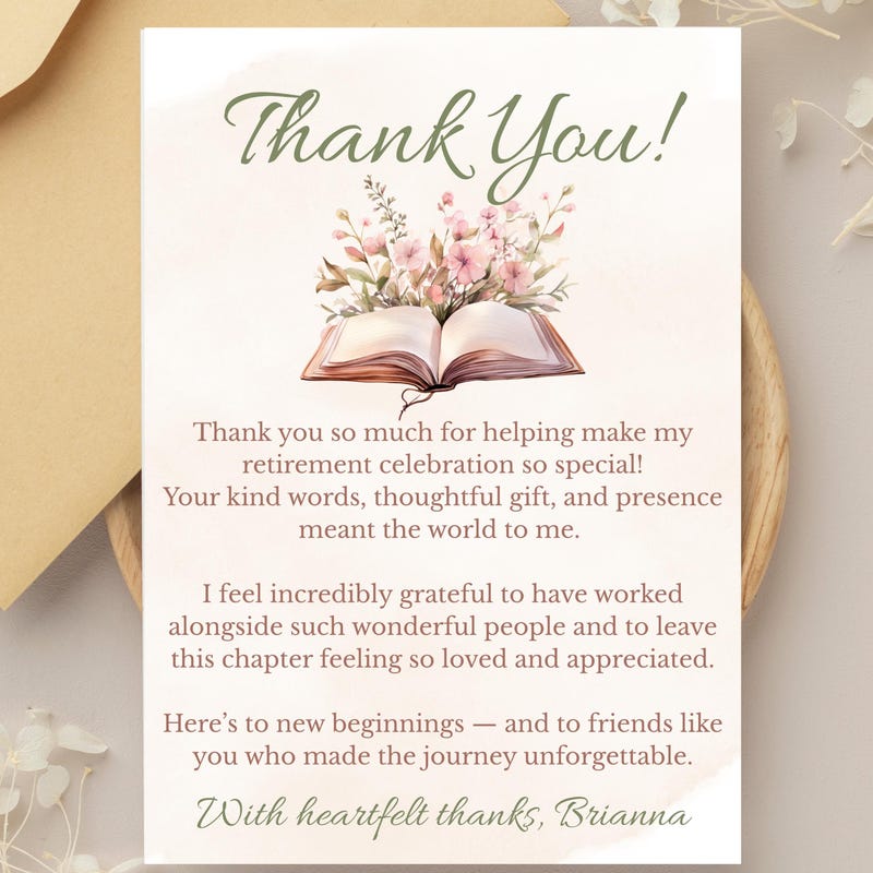 Retirement Floral Theme - Etsy