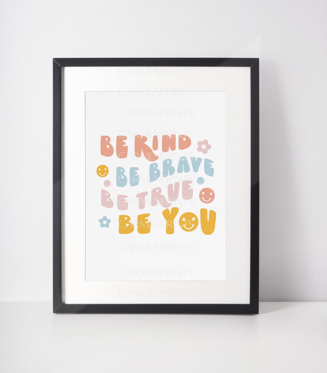 Classroom Printable Poster, Classroom Decor, Be Kind Print, Be You ...
