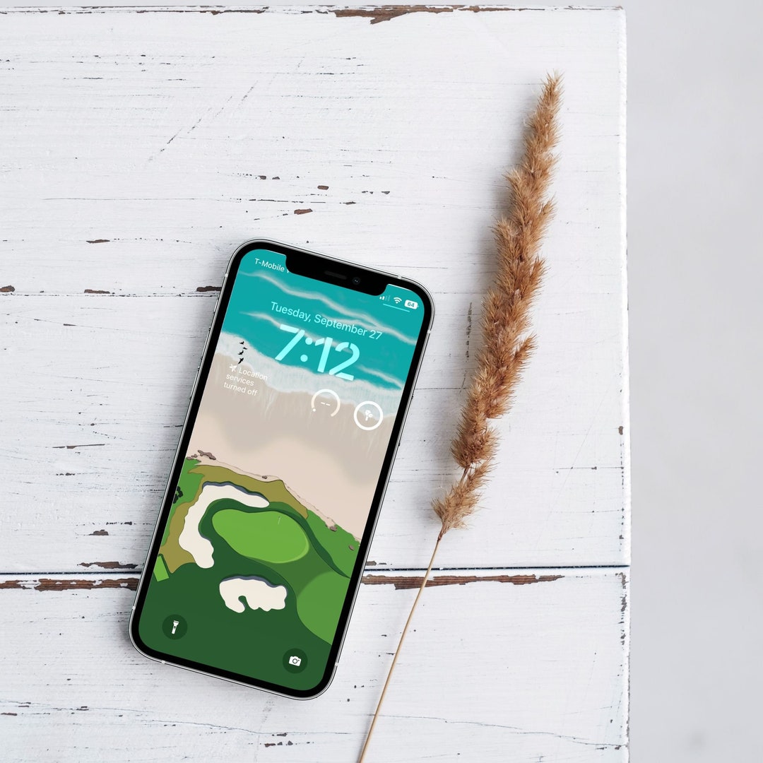 IPhone Golf Wallpaper | Golf Green Aerial View | Pebble Beach Hole ...