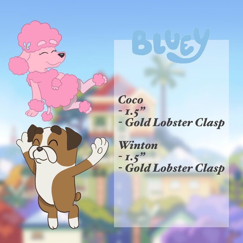 Bluey Charms Series 1: Kiddies - Etsy