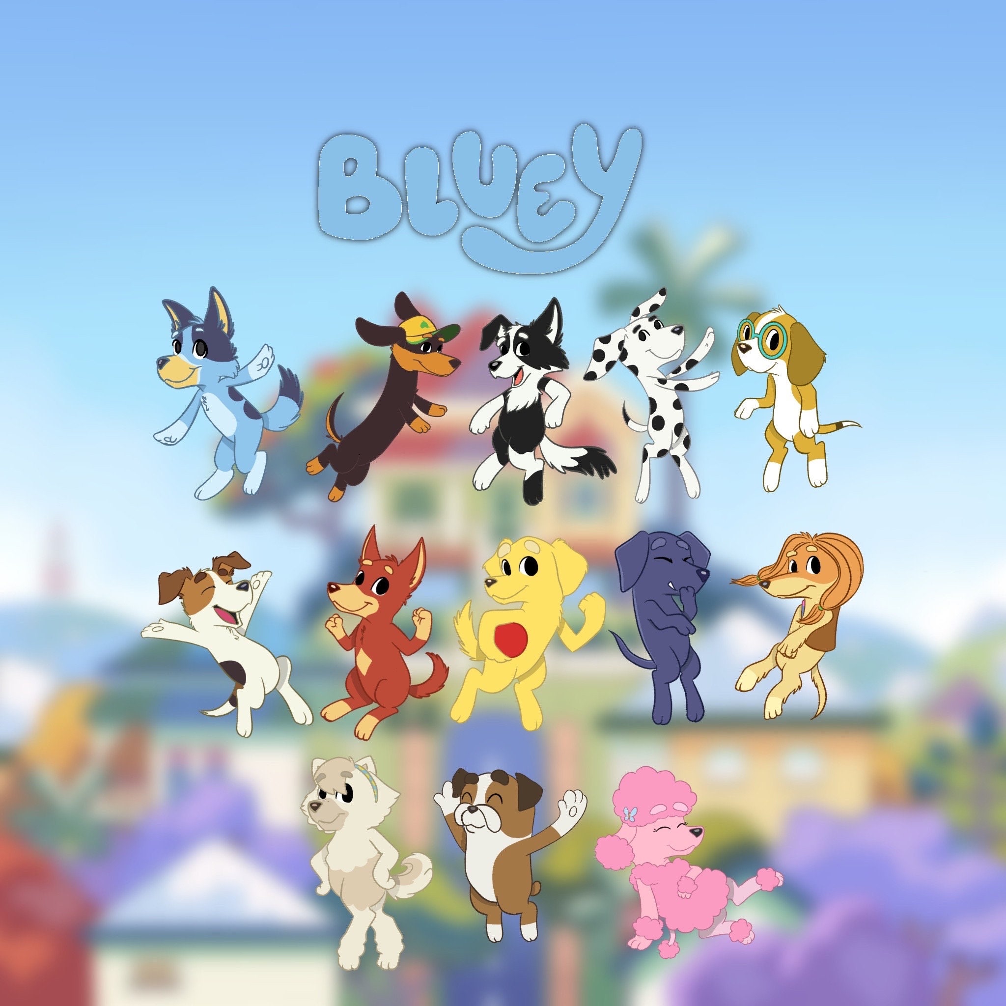 Bluey Charms Series 1: Kiddies - Etsy