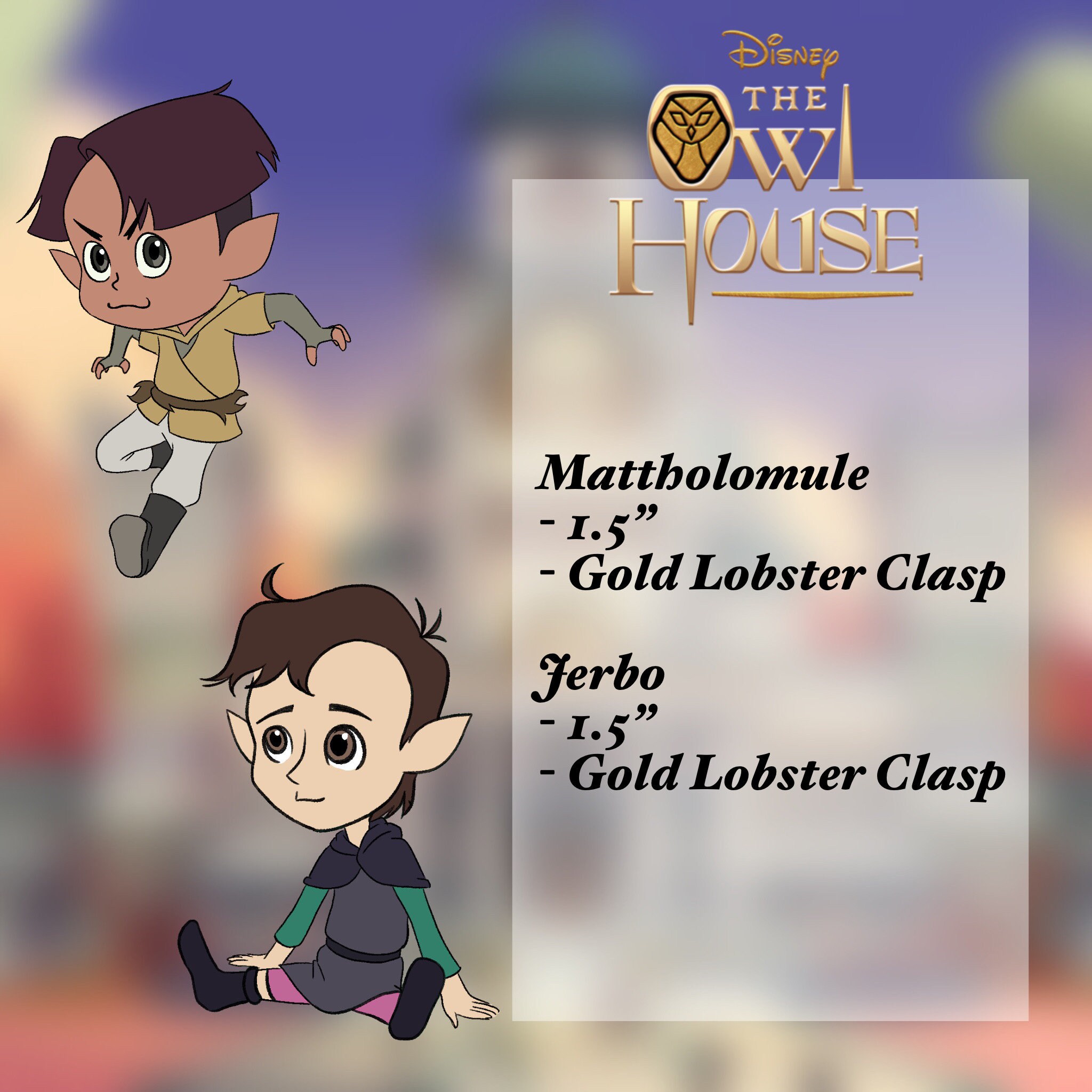 The Owl House Charms Series 3: Hexsiders - Etsy UK