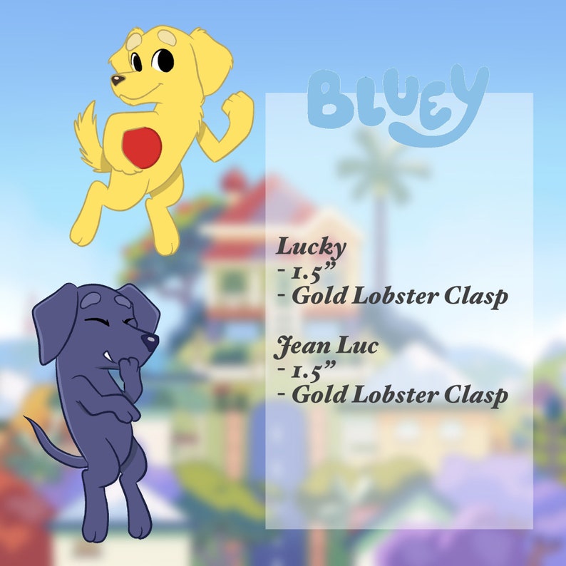 Bluey Charms Series 1: Kiddies - Etsy