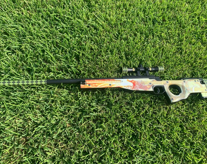 CSGO AWP Dragon Lore - Working Replica Bolt Action Airsoft - Etsy