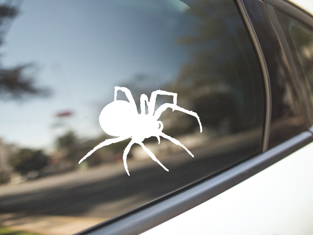 Spooky Spider Decal Sticker for Cars, Laptops, Tumblers, Phones, Horror ...