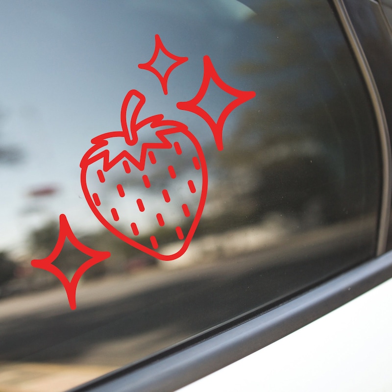 Strawberry Decals - Etsy