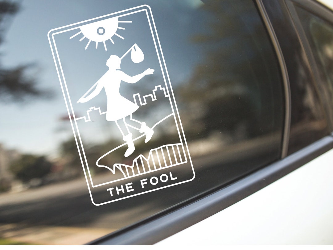The Fool Tarot Card Decal Sticker for Cars, Laptops, Tumblers, Walls ...