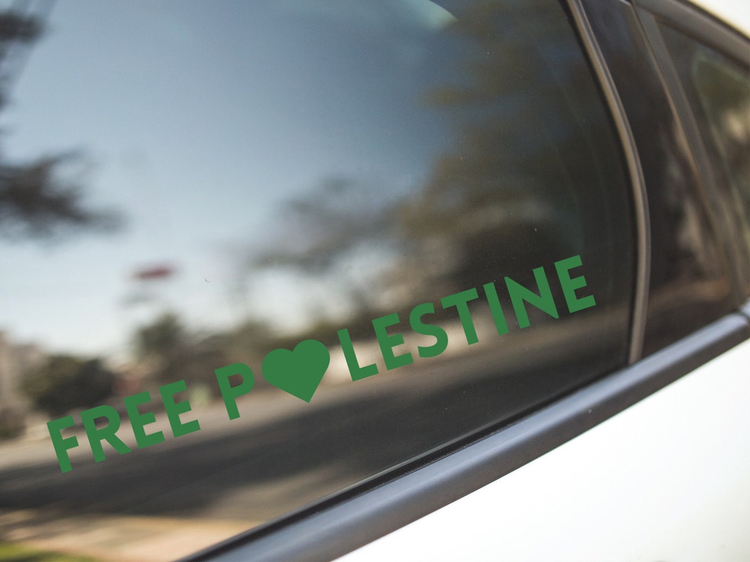Free Palestine Decal Sticker, 20% of Proceeds Will Be Donated Directly ...