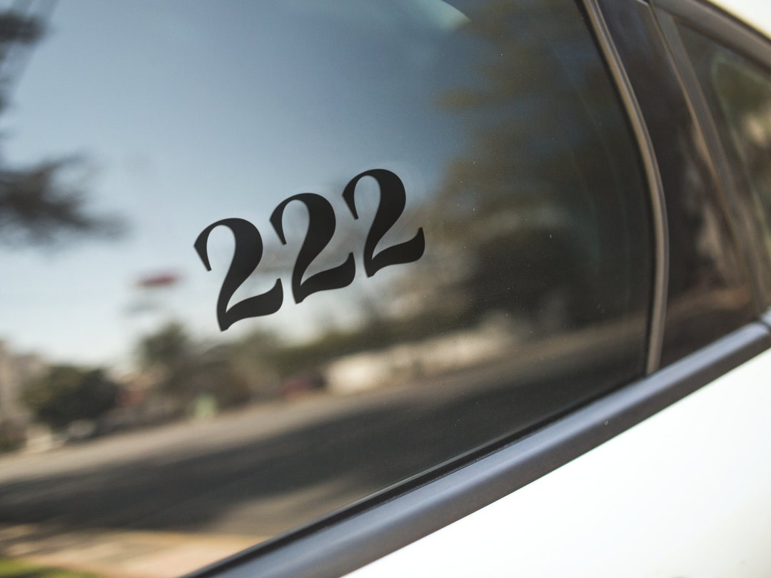 Angel Numbers Decal Sticker for Cars, Laptops, Walls, Phones, Horoscope ...