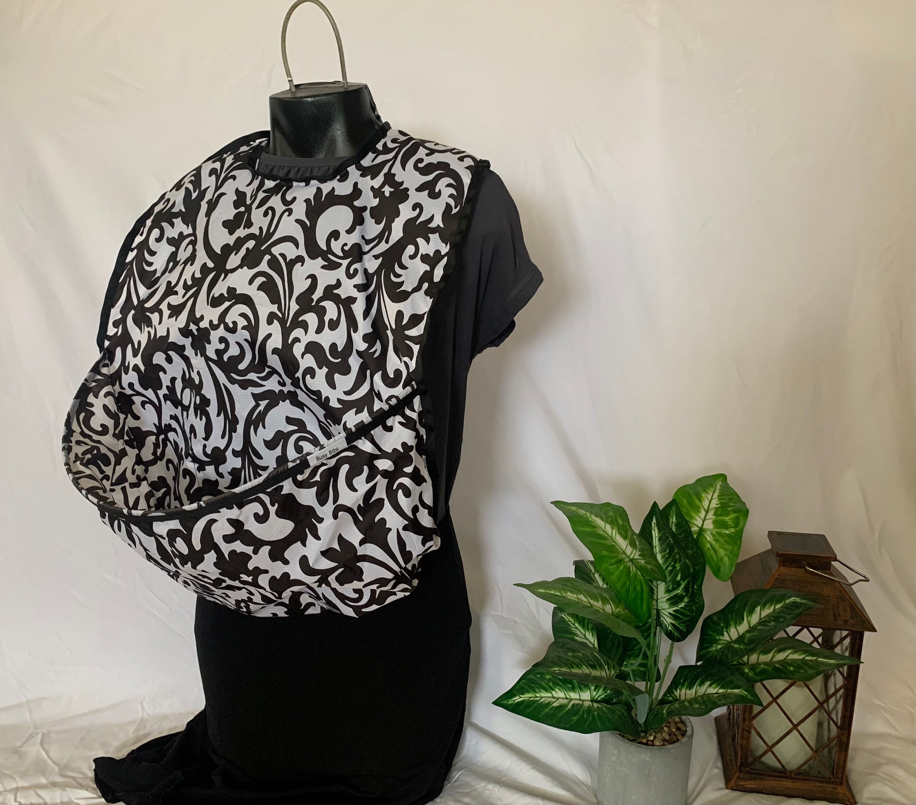 Floral Adult Bib – Waterproof Dining Apron With Pocket - Etsy